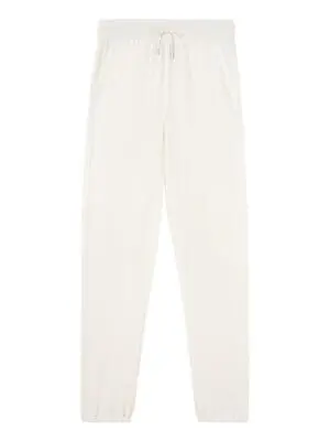 Loro Piana Straight-leg Knitted Trousers With Drawstring - Titanium White
