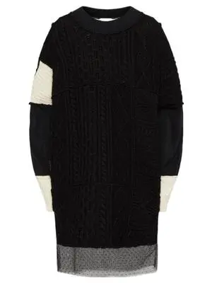 Red Valentino Knit Dress - Black