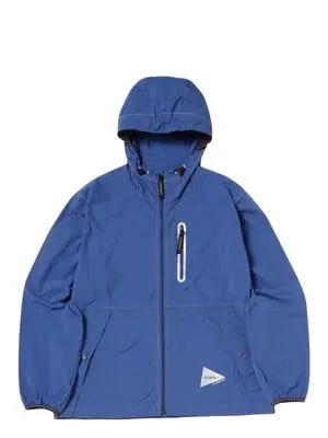 AND WANDER X Gramicci Brushed Nylon Zip-up Jacket - Blue