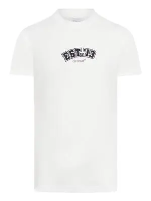 Off-White Graphic Printed Crewneck T-shirt - White