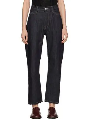 Studio Nicholson Ruthe Selvedge Denim Pants - Blue