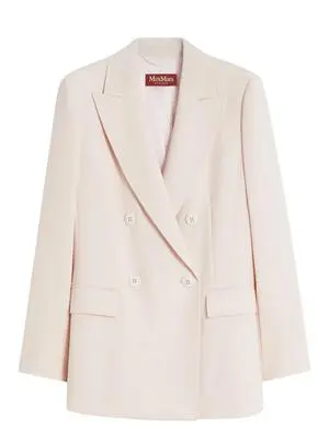 Max Mara Max Mara Double Breasted Blazer Pink
