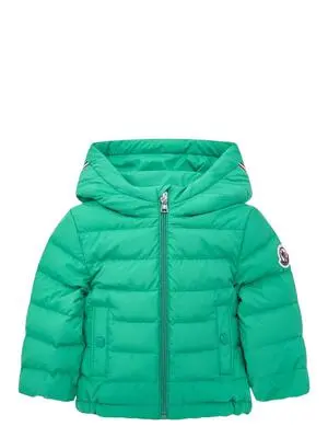 Moncler Zip-up Hooded Puffer Jacket - Bright Green