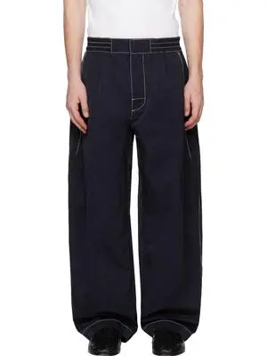 BOTTEGA VENETA Bottega Veneta Straight-Leg Jeans With Contrast Stitching