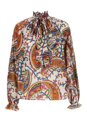 Etro Printed Scarf Shirt - Multicolor