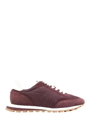 Ami Round Toe Low-top Sneakers - Red