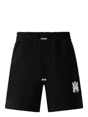 Amiri Ma Logo Drawstring Shorts - Black