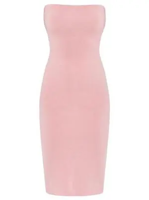 Jacquemus Sera Knit Dress With Button Detailing - Pink