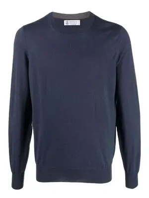 Brunello Cucinelli Crewneck Knitted Jumper - Black