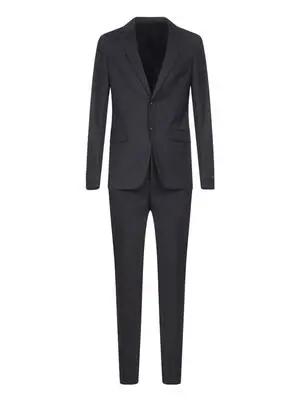 Prada Single-breasted Wool And Mohair Suit - Black