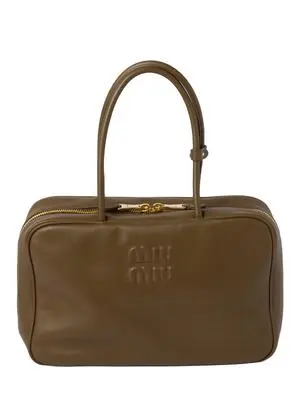 Miu Miu Top-handle Tote Bag - Tundra