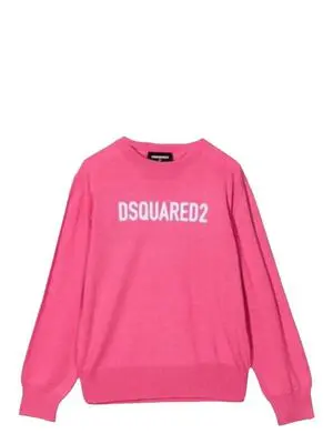 Dsquared2 Logo Printed Sweater - Pink