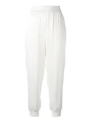 Dkny Loose Waist Casual Pants - White
