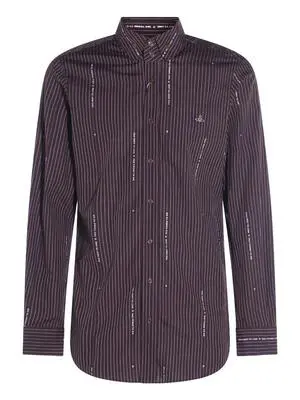 VIVIENNE WESTWOOD Stiped Shirt - Black