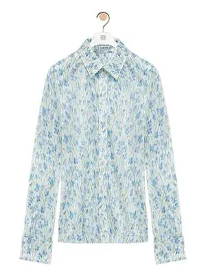 LOEWE Loewe Satin Jersey Shirt With Lapel Collar