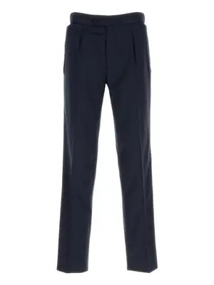 Brioni Firenze Pleated Trousers - Black