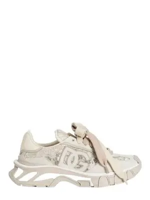 Dolce & Gabbana Dg Country Road Lace-up Sneakers - Nude