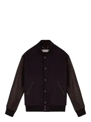 GOLDEN GOOSE Panelled Bomber Jacket - Black