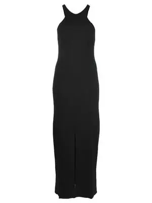 Nanushka Sleeveless Fitted Stretch Midi Dress - Black
