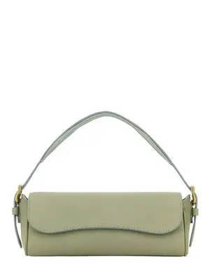 JM DAVIDSON Bonny Leather Shoulder Bag - Gray