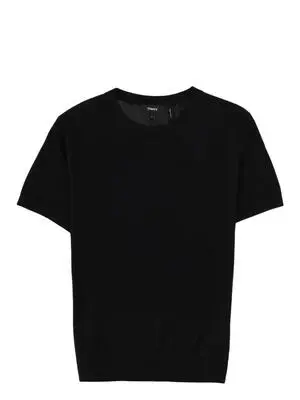 THEORY Theory Crew Neck Short Sleeve Knitted Top