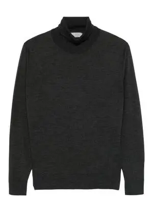 Canali Turtleneck Sweater - Black
