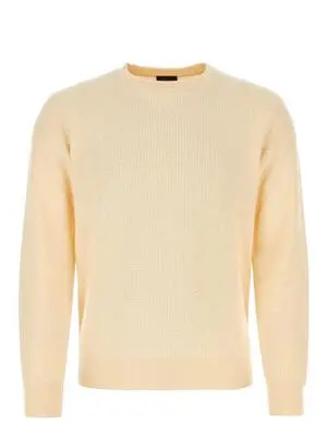 Brioni Long-sleeved Sweater - Nude