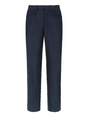 TOM FORD Corduroy Tailored Trousers - Dark Blue