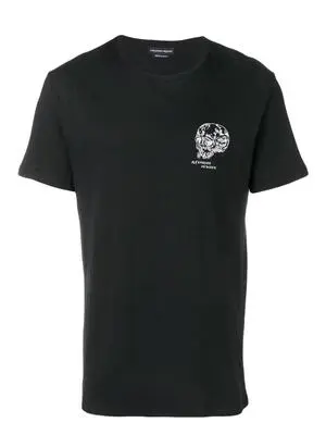 Alexander McQueen Open-necked Shirt - Black