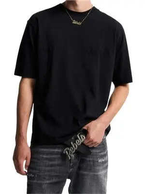 Dsquared2 Dsquared2 Rebels Loose Fit T-Shirt Black