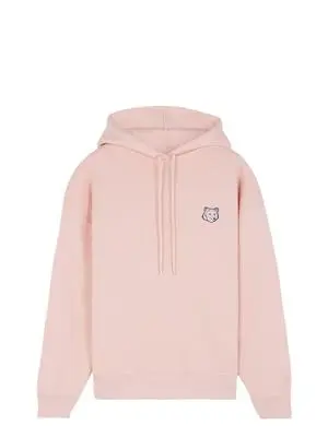 Maison Kitsuné Fox Head Patch Hoodie - Ranch Rose