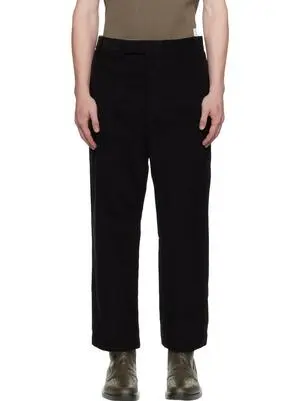 Thom Browne Corduroy Straight-leg Trousers - Black