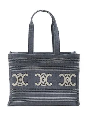 Celine Cabas Thais Tote Bag - Blue/beige