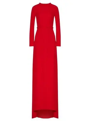 Valentino Garavani Belted Train Gown - Red