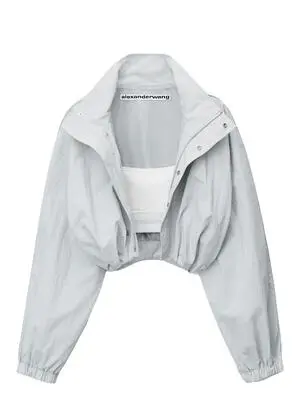 Alexander Wang Bolero Track Jacket - Gray