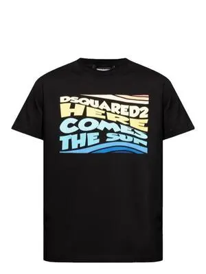 Dsquared2 Logo-printed Crewneck T-shirt - Black
