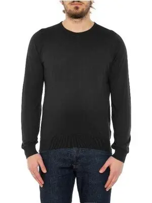 John Smedley Hatfield Crew Neck Sweater - Black