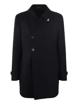 Tagliatore Double-breasted Coat - Black