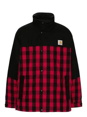 Junya Watanabe X Carhartt Checked Long Sleeve Jacket - Black/red