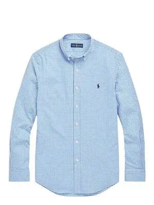 Polo Ralph Lauren Pony Embroidered Checked Shirt - Blue