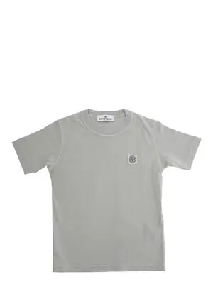 Stone Island Logo Patch T-shirt - Dusty Gray