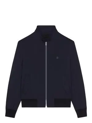 Givenchy Stand Collar Zipped Jacket - Night Blue