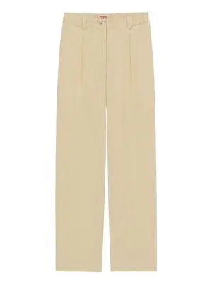 Kenzo Tailored Trousers With Elasticated Waistband - Nude