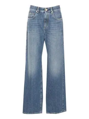 BRUNELLO CUCINELLI Brunello Cucinelli Logo Patch Boyfriend Jeans