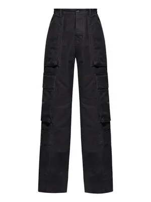 Dsquared2 Wide Leg Cargo Trousers - Black
