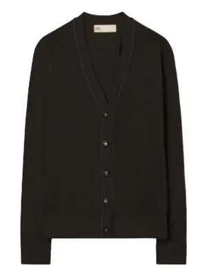 Tory Burch V-neck Button-up Cardigan - Black