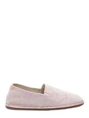 Brunello Cucinelli Mélange-effect Almond Toe Espadrilles - Pink