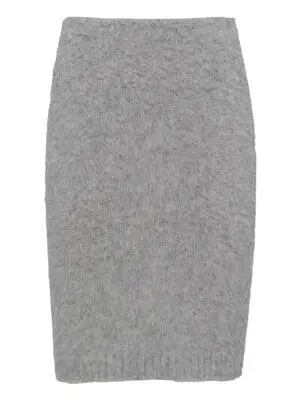 Prada Cashmere Skirt - Grey