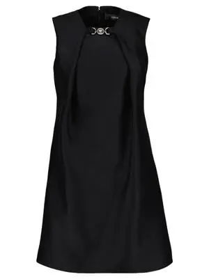 Versace Sleeveless Zip-up Dress - Black