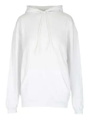 Balenciaga Logo Hooded Sweater - White
